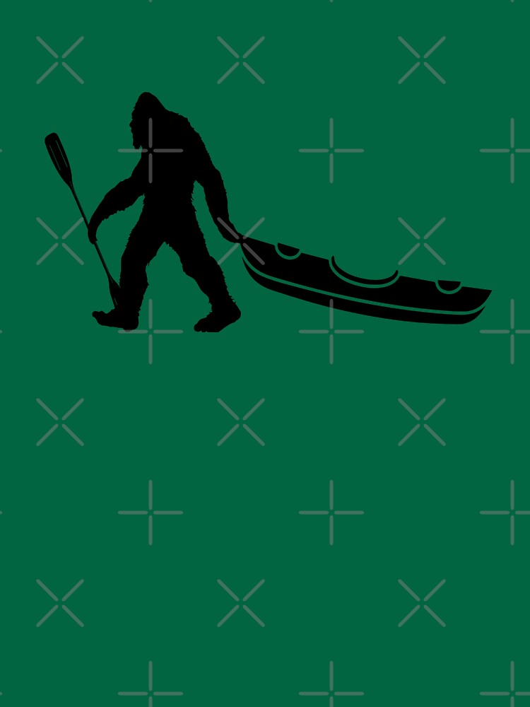 "Bigfoot Kayak" T-shirt for Sale by Taylorpemelton | Redbubble ...