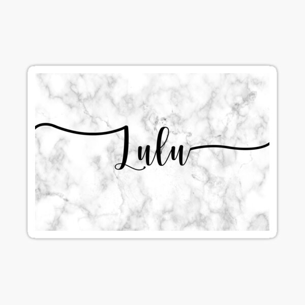 "Lulu" Sticker for Sale by clothely | Redbubble