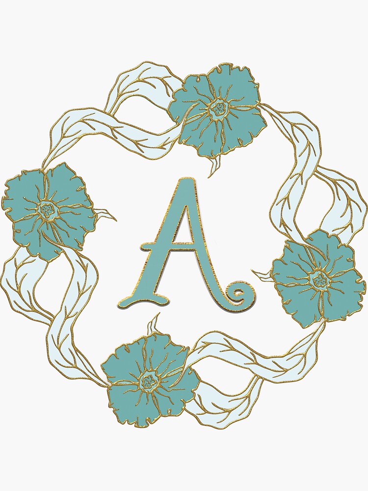 "Alphabet Letter A Design" Sticker by profadi2 | Redbubble