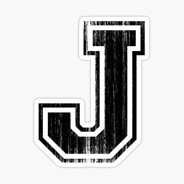 Letter J Stickers | Redbubble