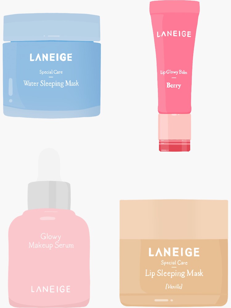 "Korean Skincare Set" Sticker for Sale by Jay-cm | Redbubble