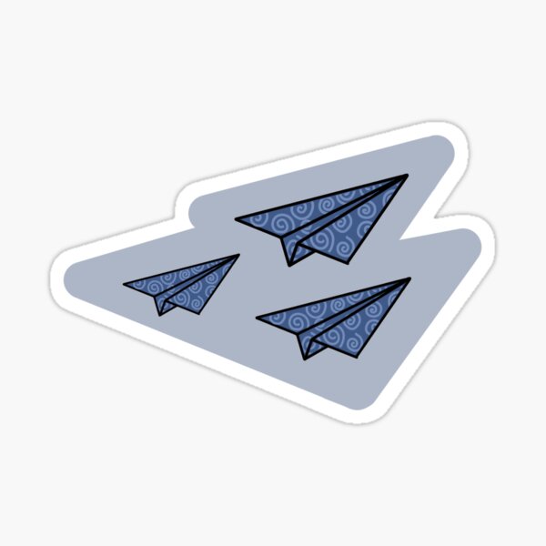 "Paper airplanes" Sticker by alexiscantley | Redbubble