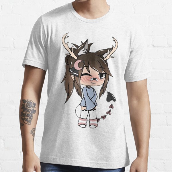 " Kawaii Gacha Deer Cornes Female Girl Gacha life series gachalife " T ...