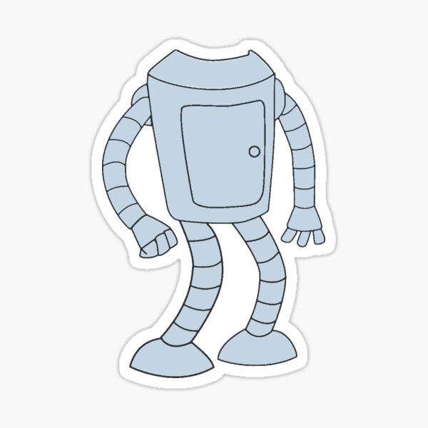 Bender Futurama Stickers | Redbubble
