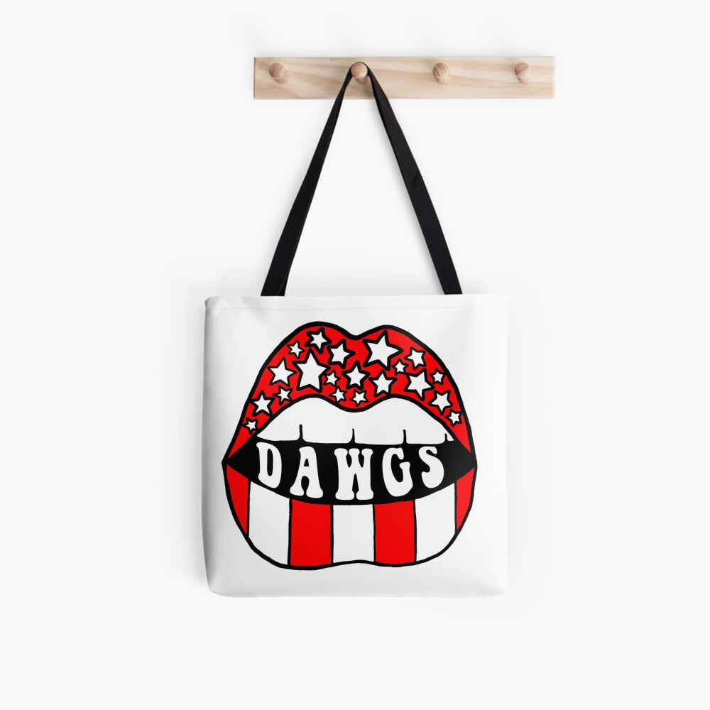 "Dawgs Lips" Sticker for Sale by Delaneysdesigns | Redbubble