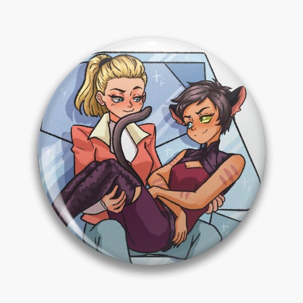 "Catra Sitting on Adora’s Lap (Catradora Fanart)" Pin for Sale by ...