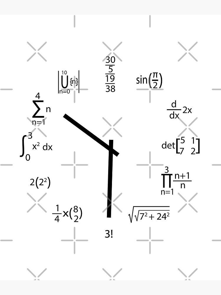 "Math Clock , Funny Math Clock Meme , Maths Clock, Mathematical ...
