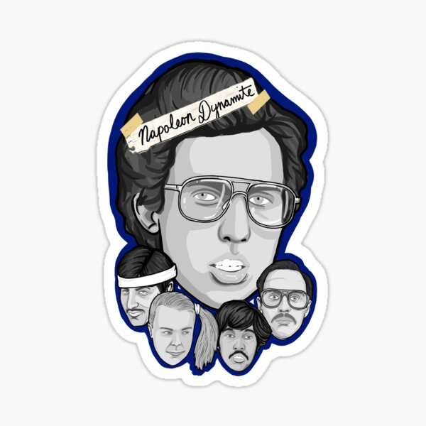 "napoleon dynamite" Sticker for Sale by gjnilespop | Redbubble