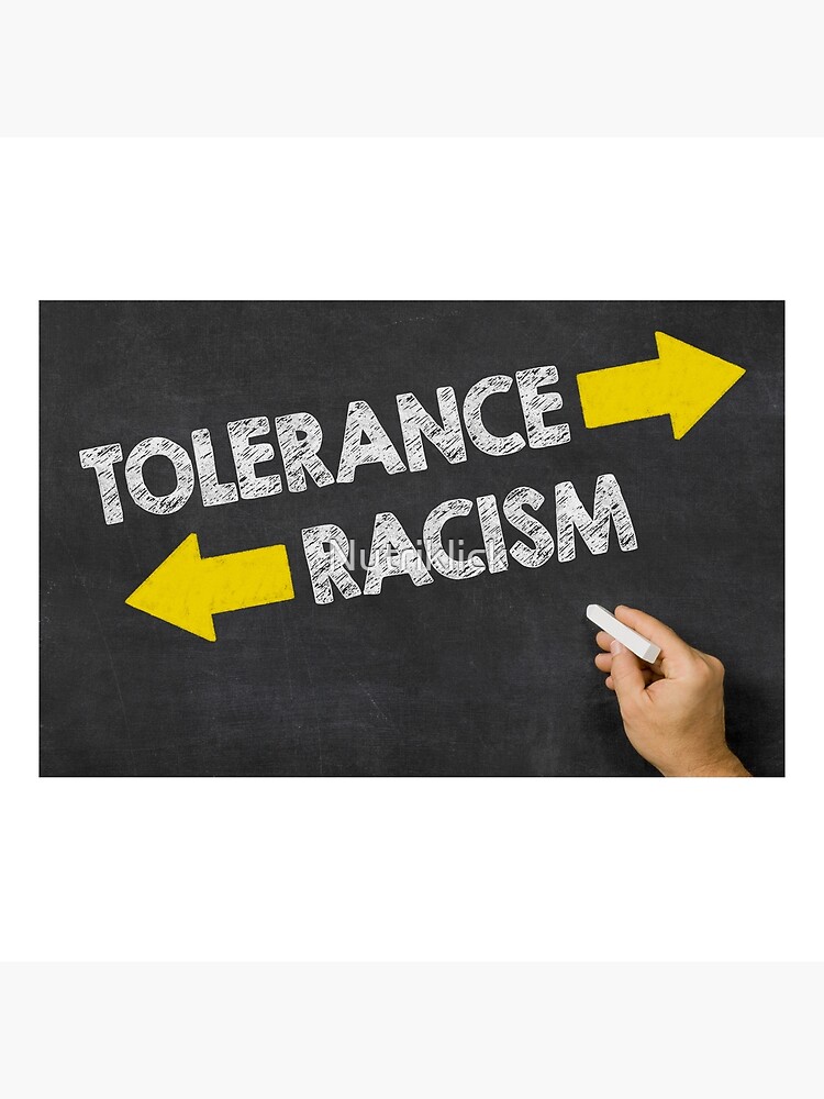 "Tolerance - Stop Racism - Anti Racism - Anti Discrimination" Canvas ...