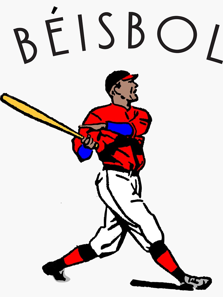 "Beisbol" Sticker for Sale by ArtofDissent | Redbubble