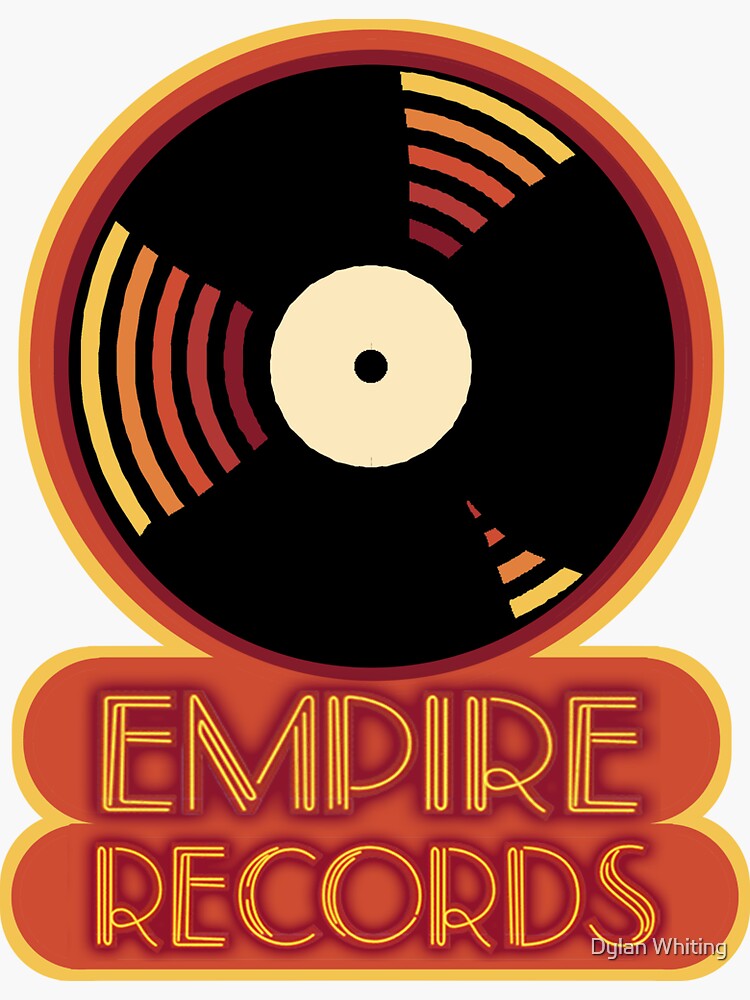 "Empire Records" Sticker for Sale by Dylan Whiting | Redbubble