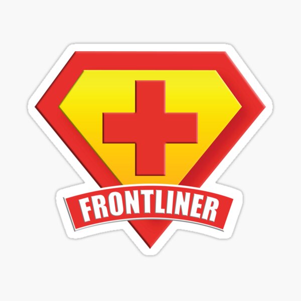 "Frontliner" Sticker for Sale by TwatDesign | Redbubble