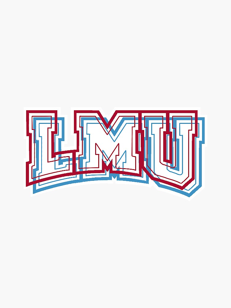 "LMU 3-D logo" Sticker for Sale by karlys-stickers | Redbubble