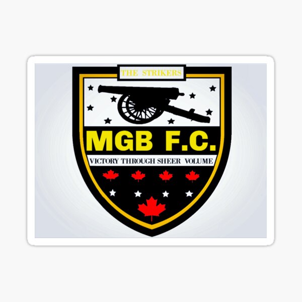 "MGB F.C. CREST" Sticker for Sale by Daviscoatings | Redbubble