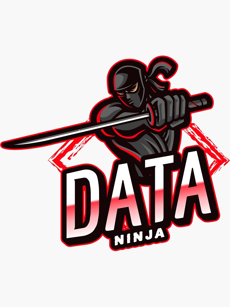 Pegatina «Data Ninja Geek Científico de análisis de ciencia de datos ...