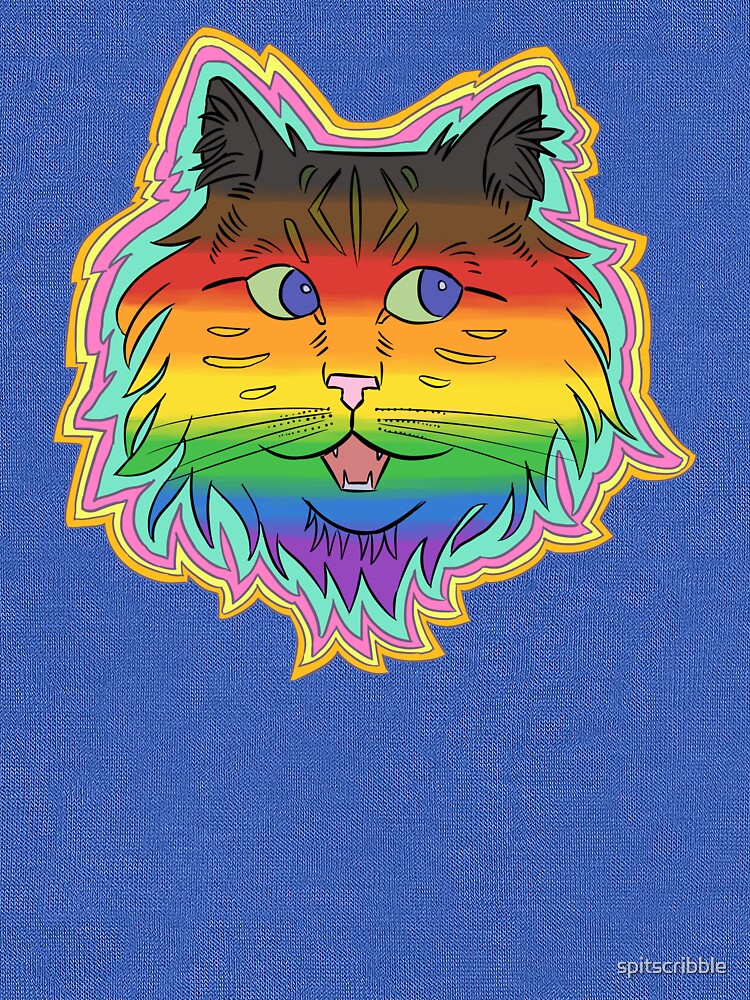 Sudadera ligera «Orgullo LGBT Gato - Bandera Gay» de spitscribble ...