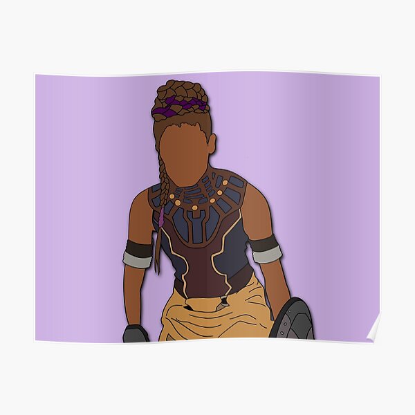 "Shuri Black Panther Fan Art Aufkleber" Poster von tayelectronica ...