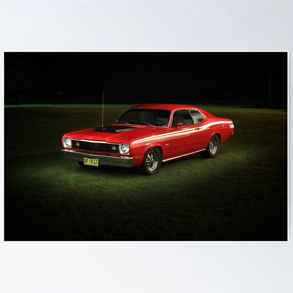 "1974 Plymouth Duster" Poster for Sale by Andrew Felton | Redbubble