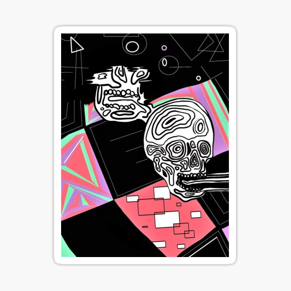 "dissolving into new heights" Sticker for Sale by angelyza | Redbubble