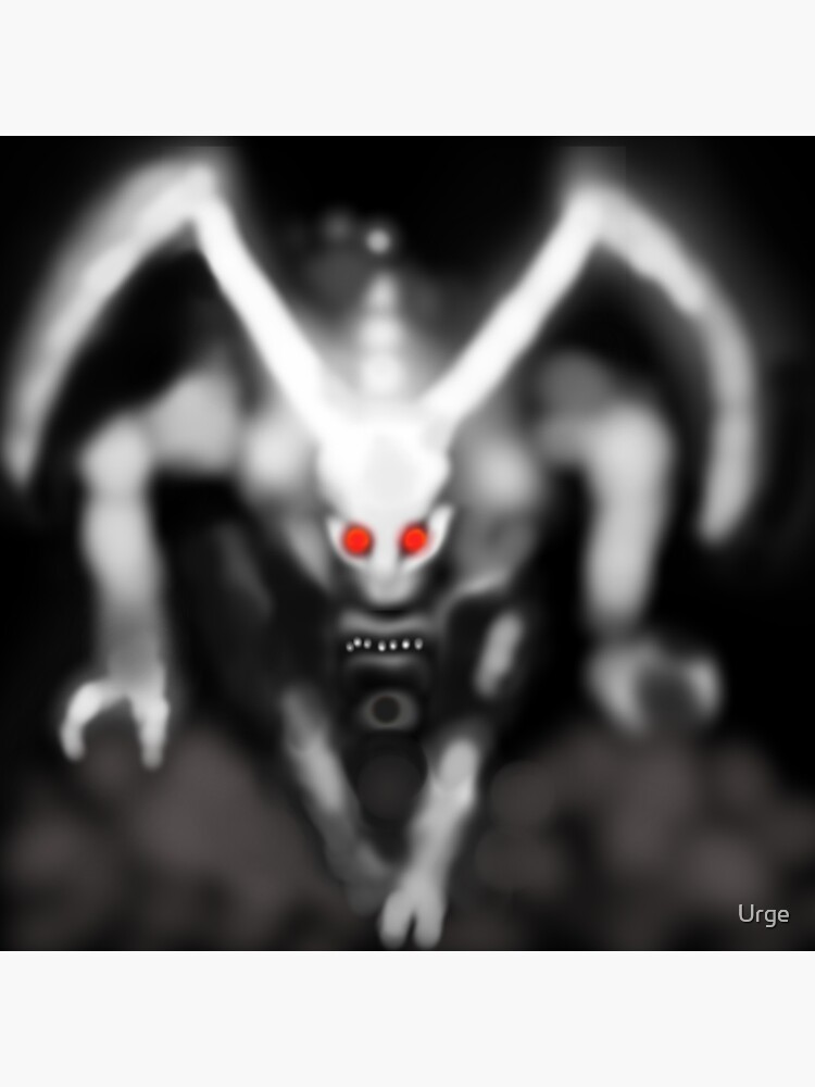 "Hell Beast - Glowing red eyes" Sticker for Sale by Urge | Redbubble