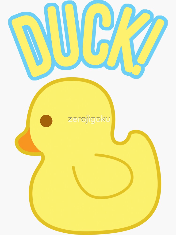 "Ente!" Sticker von zerojigoku | Redbubble
