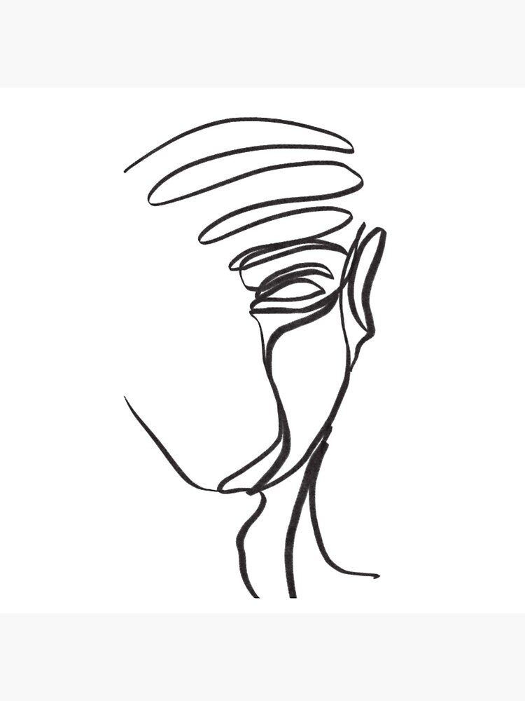 "Simple one line " Poster by LesiArt | Redbubble