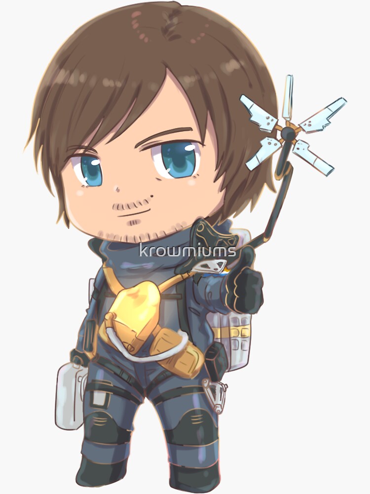 "Sam Porter Bridges chibi" Sticker for Sale by krowmiums | Redbubble