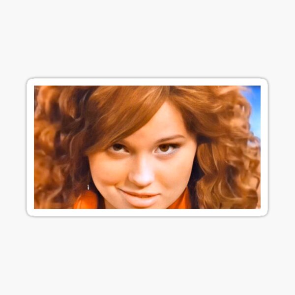 "Debby Ryan Meme" Sticker by chocomilkcow | Redbubble
