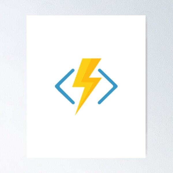 "Azure Functions Cloud Serverless" Poster by Jeangel97 | Redbubble