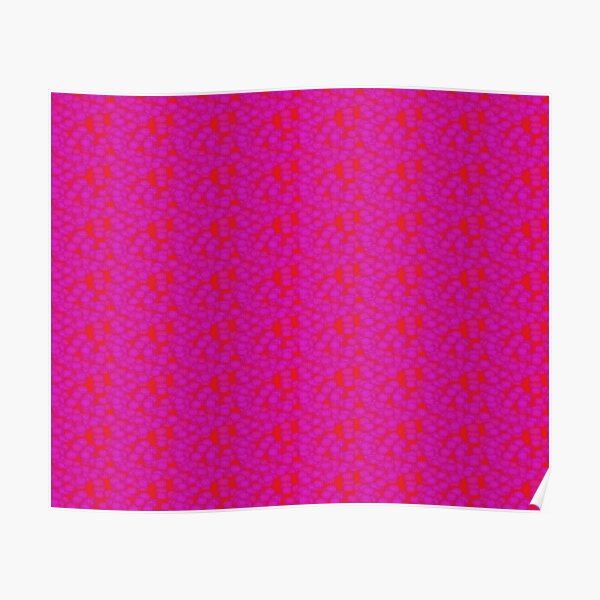 "Pink Sherbet - bright pops of tangy color - abstract fusion" Poster by ...