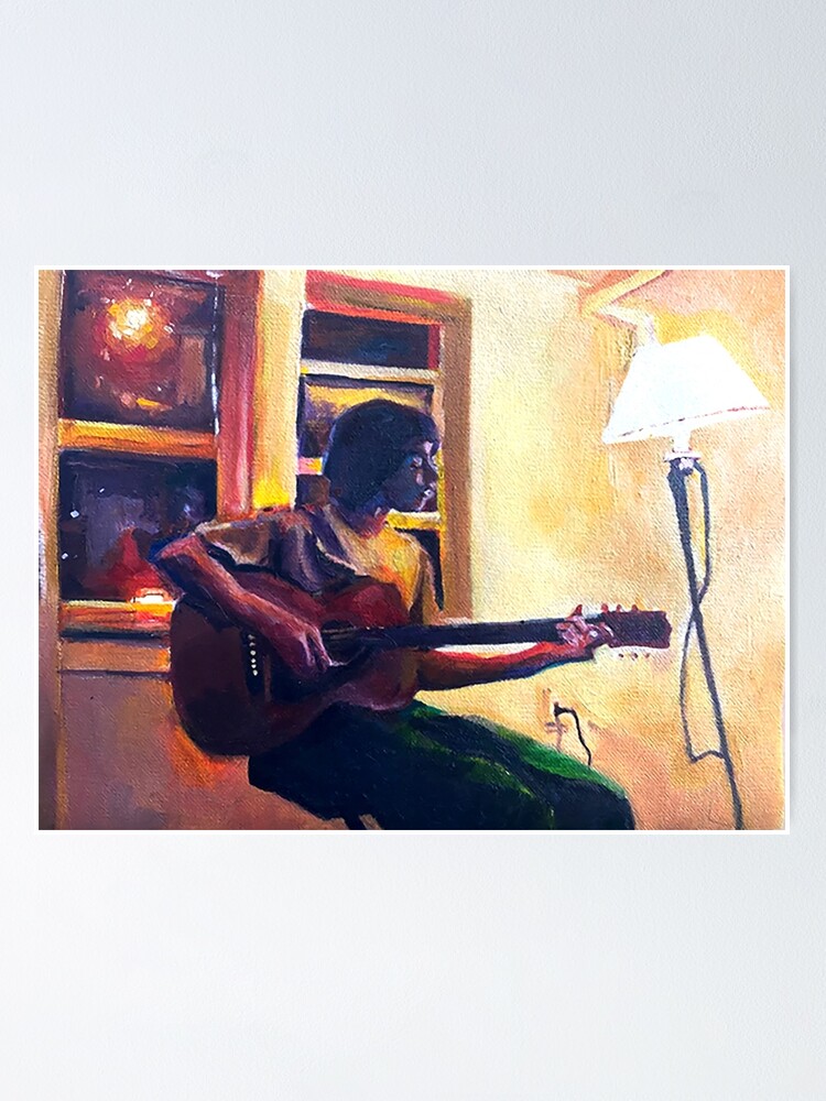 Sandy Alex G Secret Brooklyn Basement Show Painting Poster For Sale