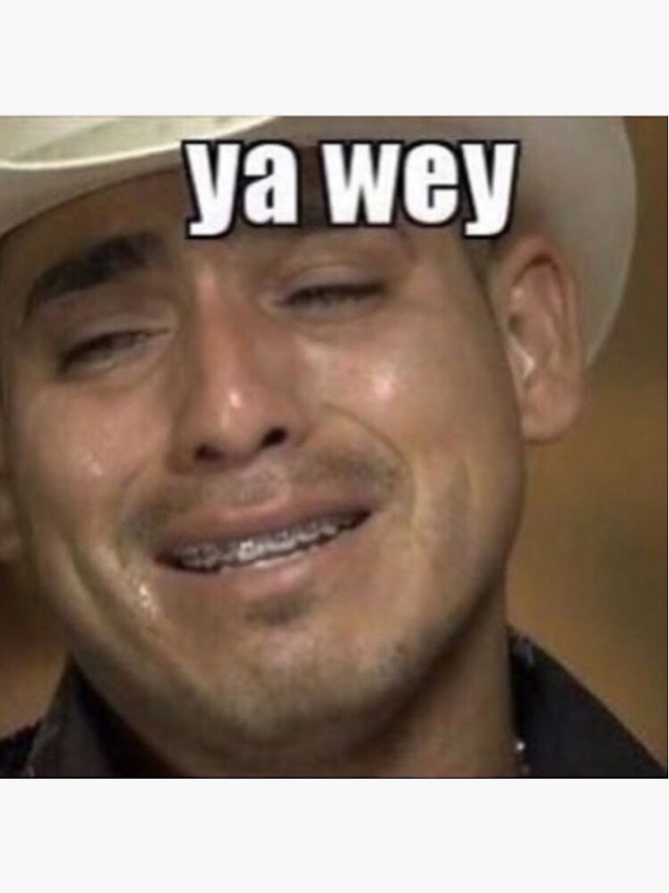 "Ya Wey funny sticker meme " Sticker for Sale by mxqv | Redbubble