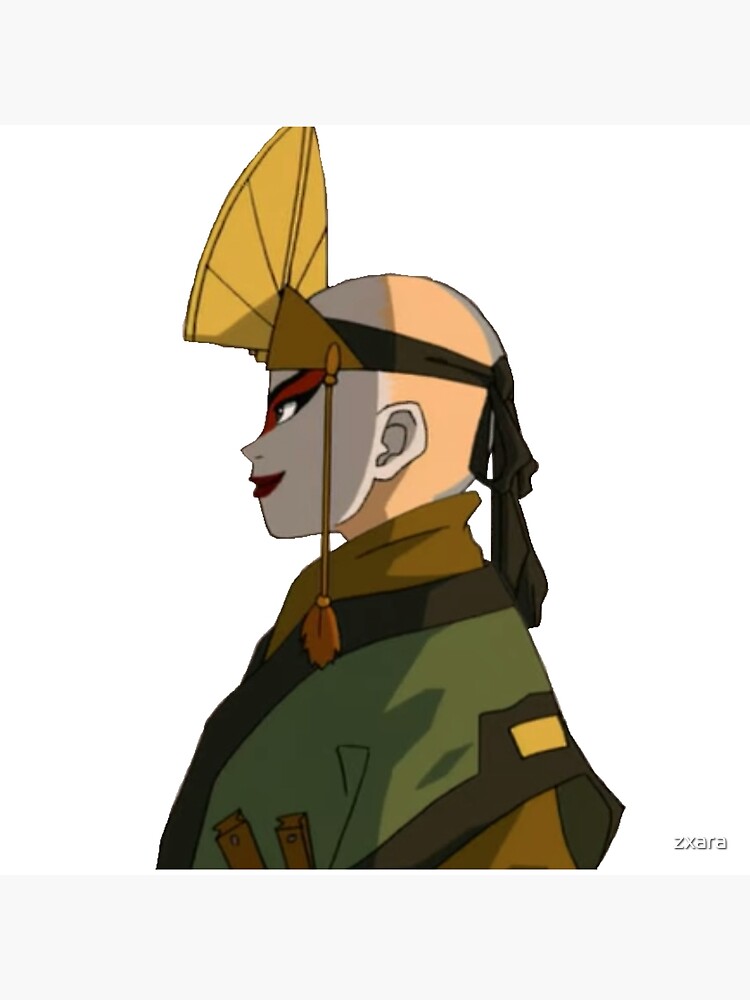 "aang as a kyoshi warrior" Poster by zxara | Redbubble