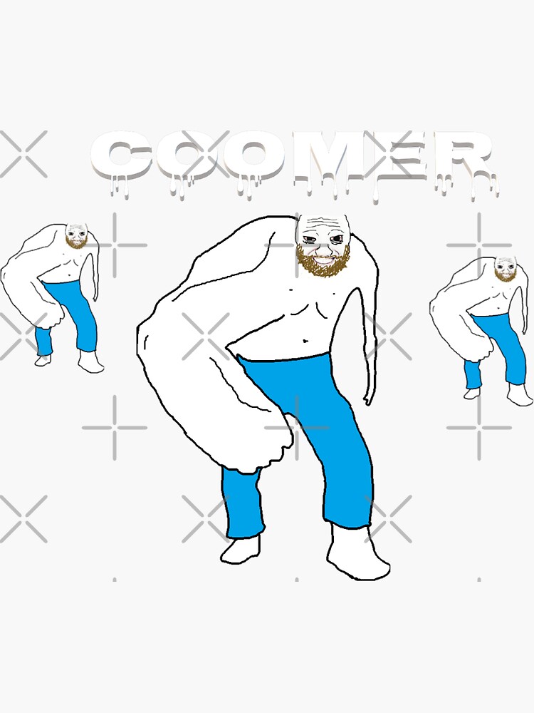 "Coomer" Sticker by Brownpants | Redbubble