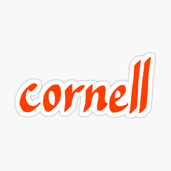 "CORNELL" Sticker for Sale by weloveart | Redbubble
