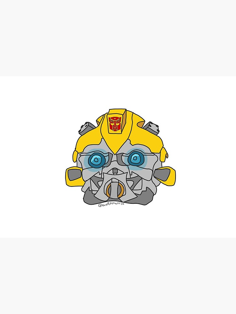 "Transformers Bumblebee" Mask by Wolf-Den-Artist | Redbubble