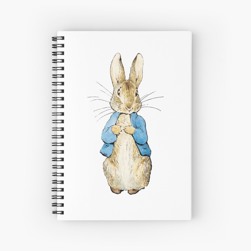 "peter rabbit (hi res vector)" Spiral Notebook by goatboyjr | Redbubble