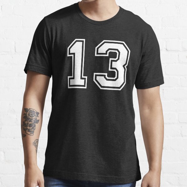 "Number 13 Thirteen" T-shirt for Sale by AllWellia | Redbubble | number ...