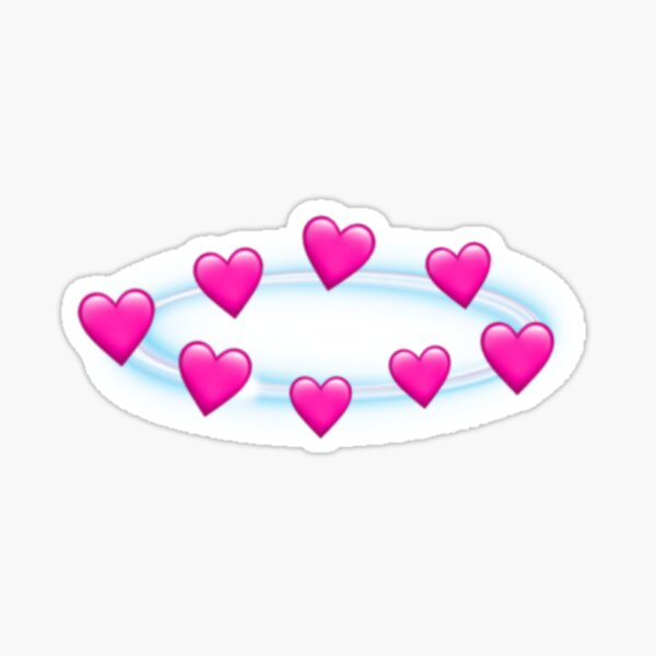 "Herz Emoji Krone" Sticker von Bored99 | Redbubble