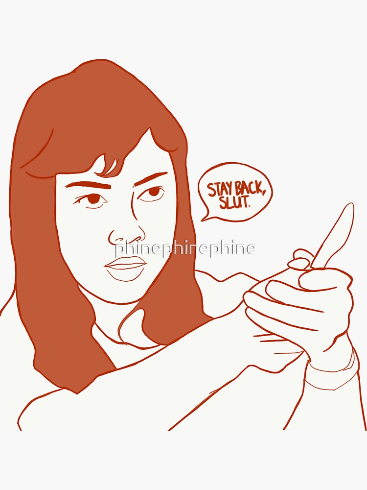 "April Ludgate Parks and Recreation Illustration, Stay Back Slut ...