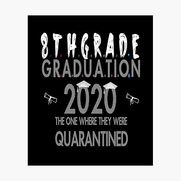 Lámina fotográfica «Graduación de octavo grado 2020 El lugar donde ...