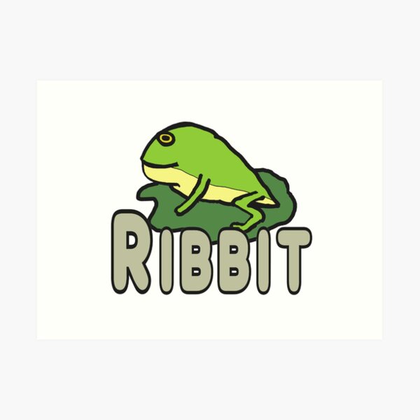Ribbit Wall Art | Redbubble