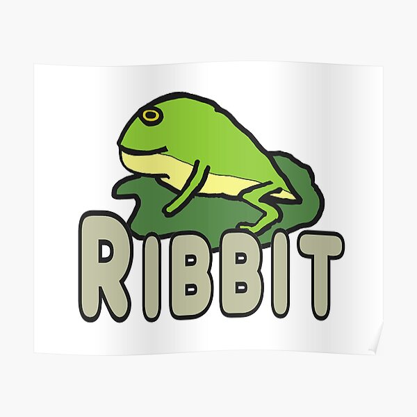 Ribbit Posters | Redbubble