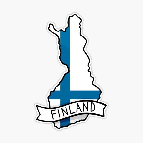 Bumper Sticker FIN Finland Country Code Oval Sticker - Flag Bumper ...
