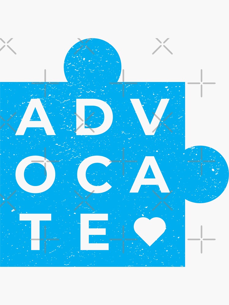 "Advocate" Sticker for Sale by Schmuddelshirt | Redbubble