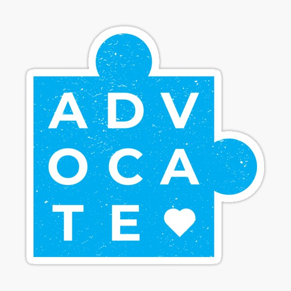 "Advocate" Sticker for Sale by Schmuddelshirt | Redbubble