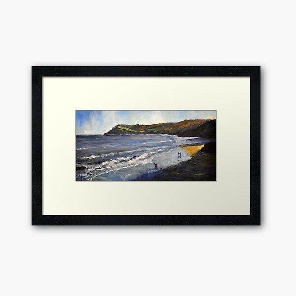 "Robin Hoods Bay to Ravenscar" Framed Art Print by adebrownlow | Redbubble
