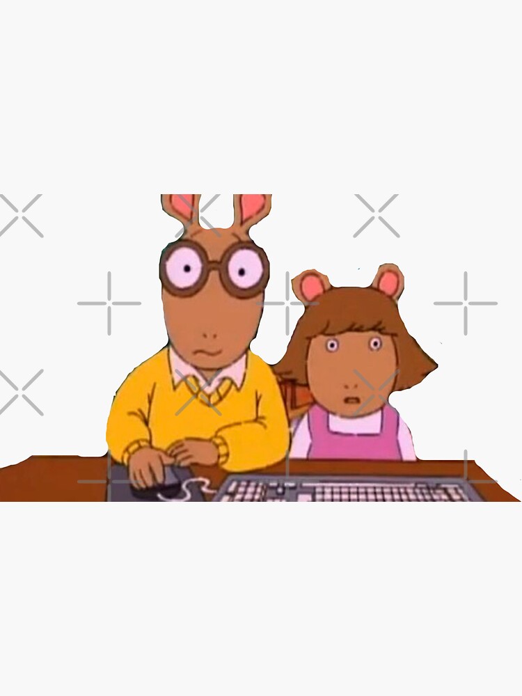 "Arthur - Vintage Cartoons" Sticker for Sale by redblueyellowd | Redbubble