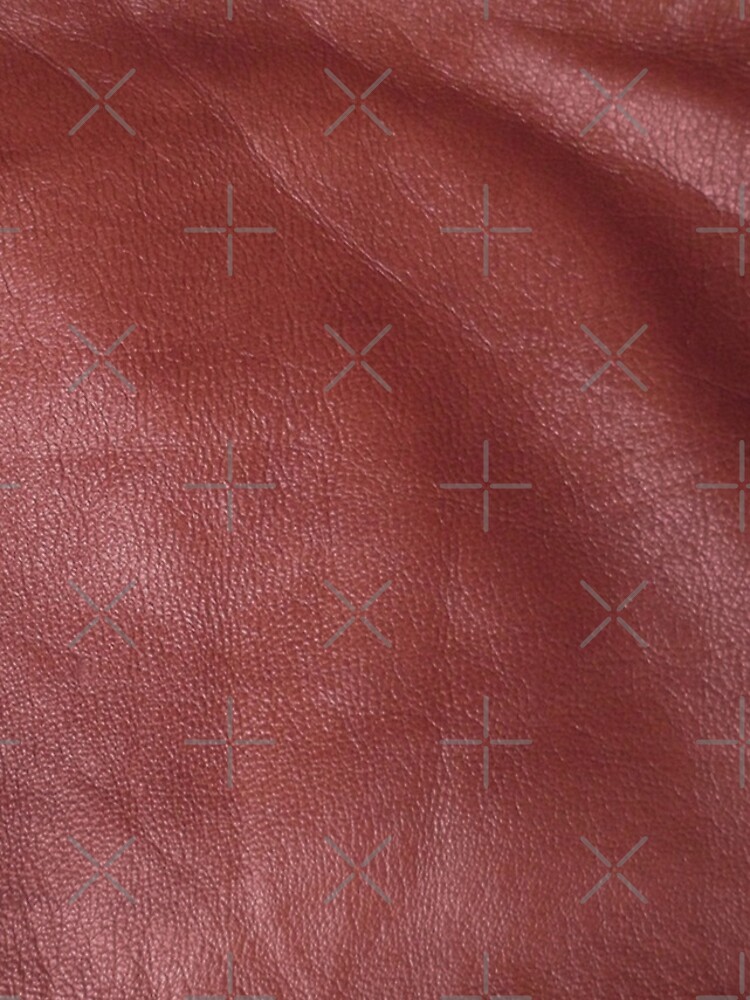 "Oxblood Red Antique Leather Texture Effect" iPhone Case for Sale by ...