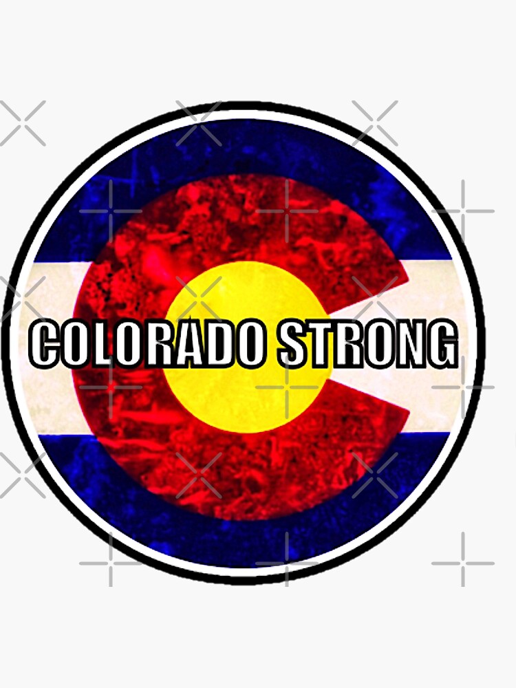 "Colorado Strong Against Covid19 " Sticker by excalibur1365 | Redbubble